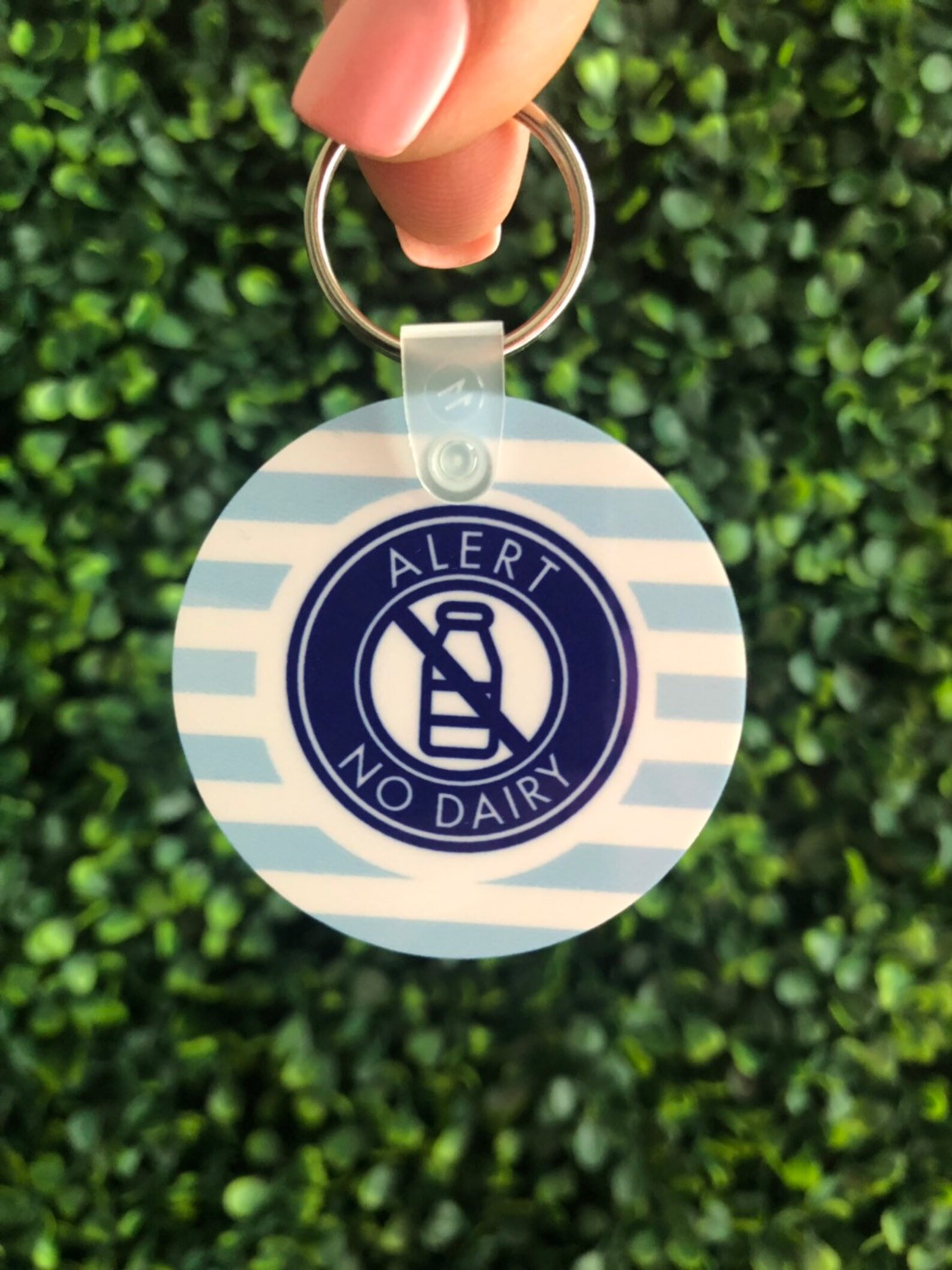 Allergy Alert Tag Allergy Tag Allergy Keychain Allergy - Etsy