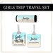 Personalized Girls Trip Bag, Girls Weekend Gifts, Personalized Beach ...