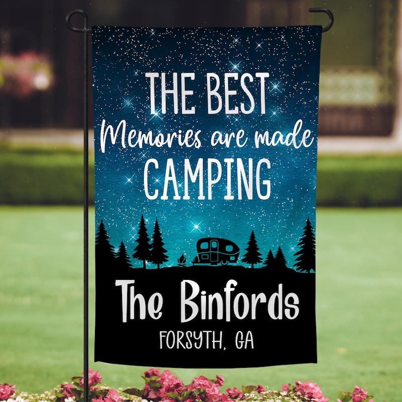Camping Flag - Etsy