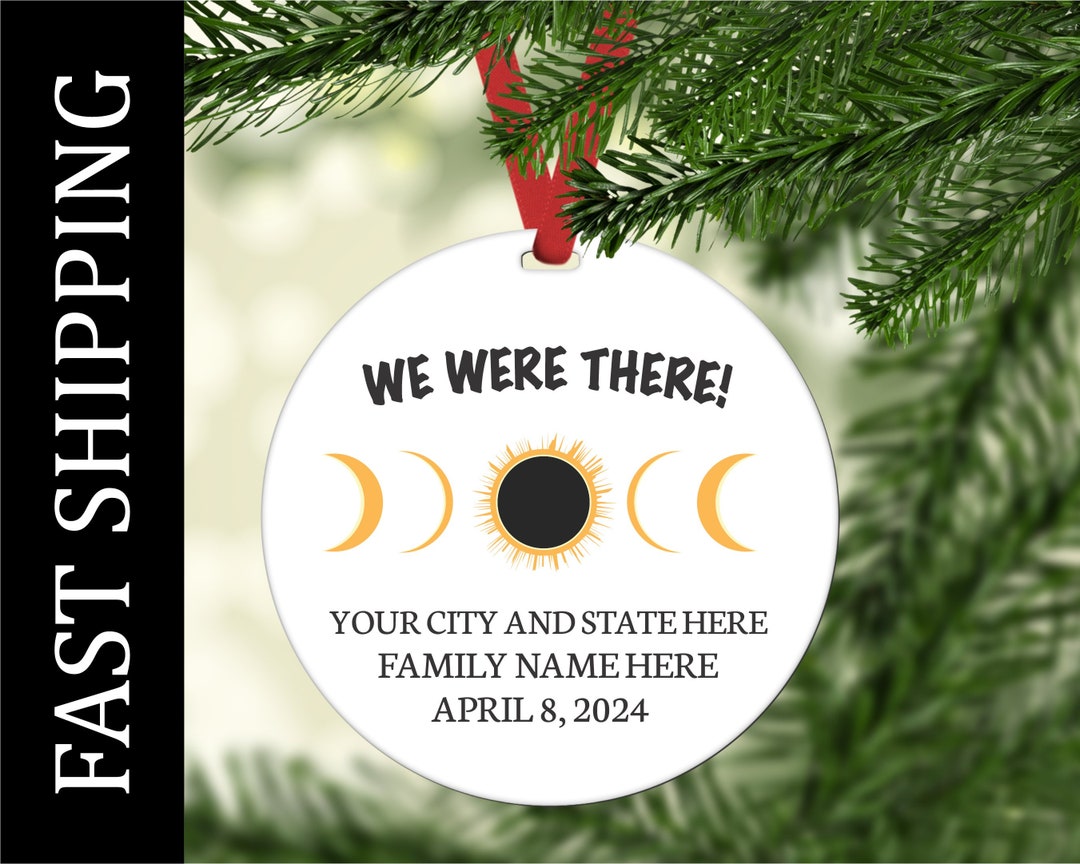 Total Solar Eclipse Ornament, Solar Eclipse Ornament, Total Solar ...