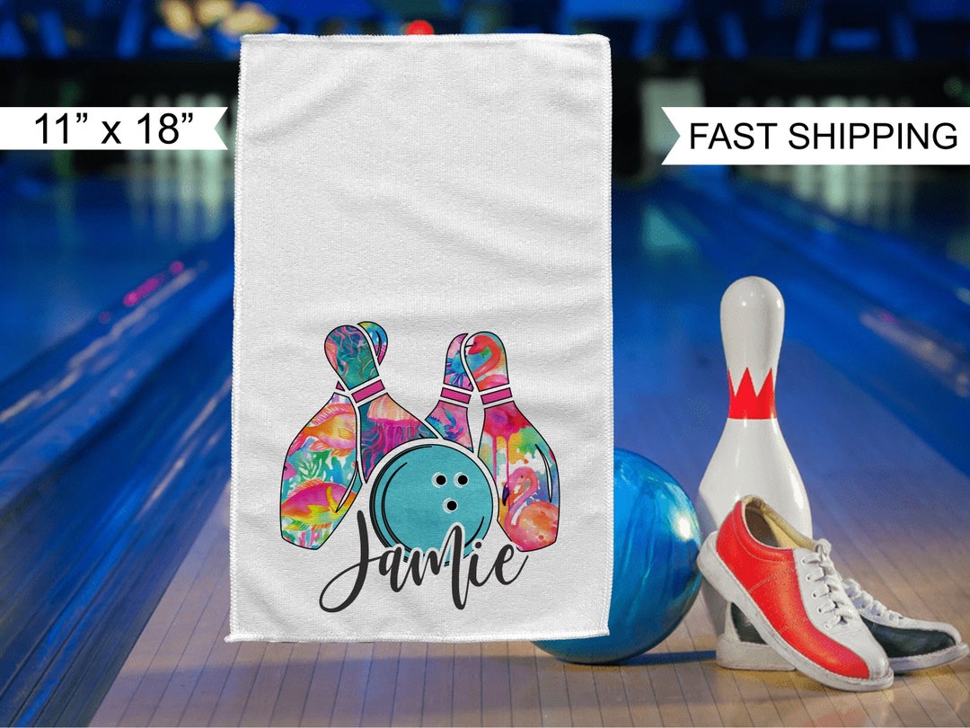 Bowling Towel, Personalized Towel, Hand Towel, Custom Towel, Bowling ...