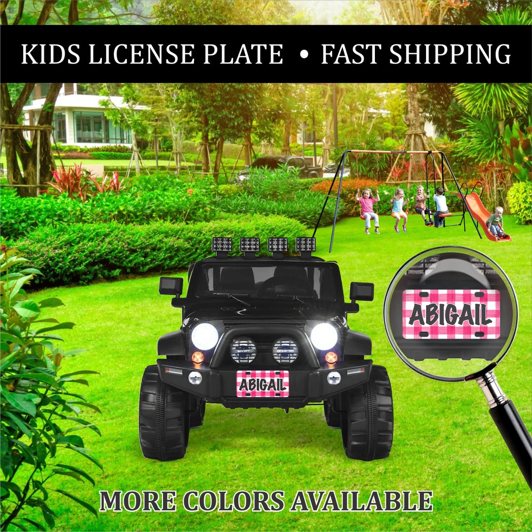 Personalized Mini License Plate Kids License Plate Custom License Plate ...