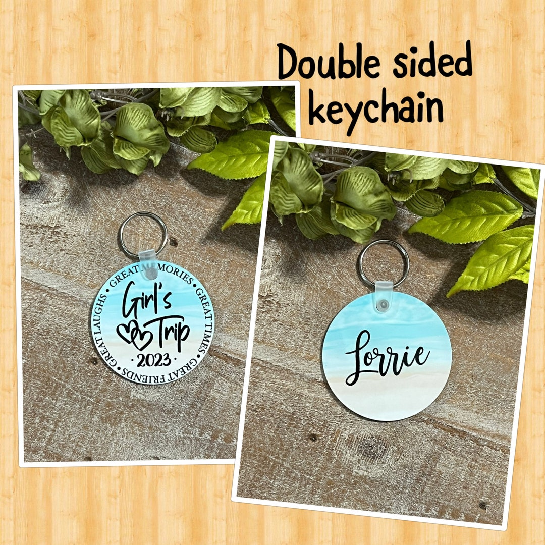 Girls Trip Gift, Girls Trip Keychain, Girls Weekend, Personalized Girl ...