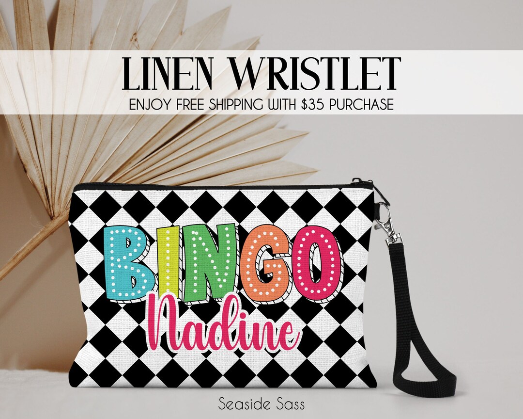 Bingo Bag, Personalized Bingo Bag, Gift for Bingo Lover, Bingo ...