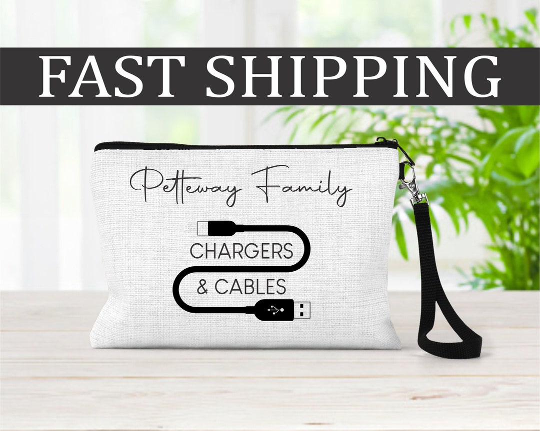 Bag for Chargers and Cables, Chargers and Cables Travel Bag, Technology ...
