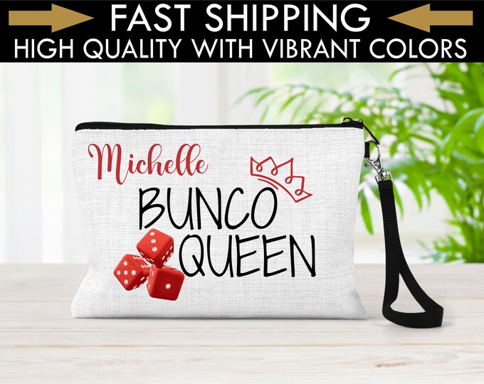 Bunco Gift Canvas Tote Bag Bunco Word Cloud Bunco Dice Bunco Supplies ...