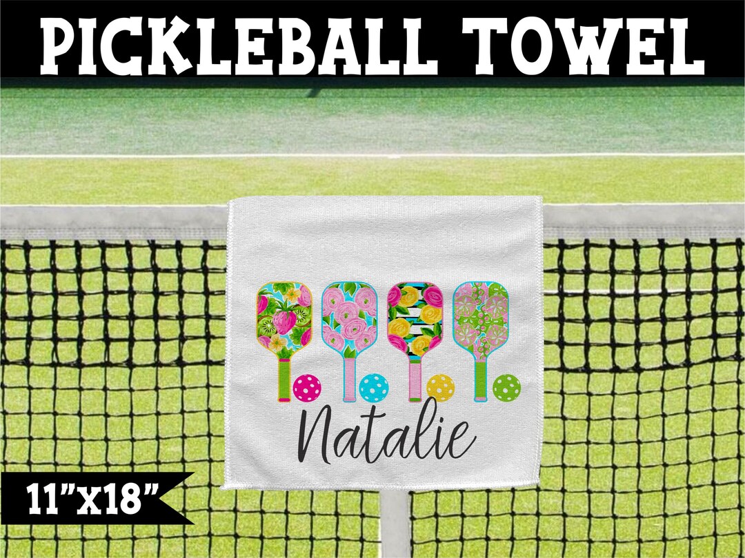 Pickleball Towel, Personalized Towel, Hand Towel, Custom Towel ...