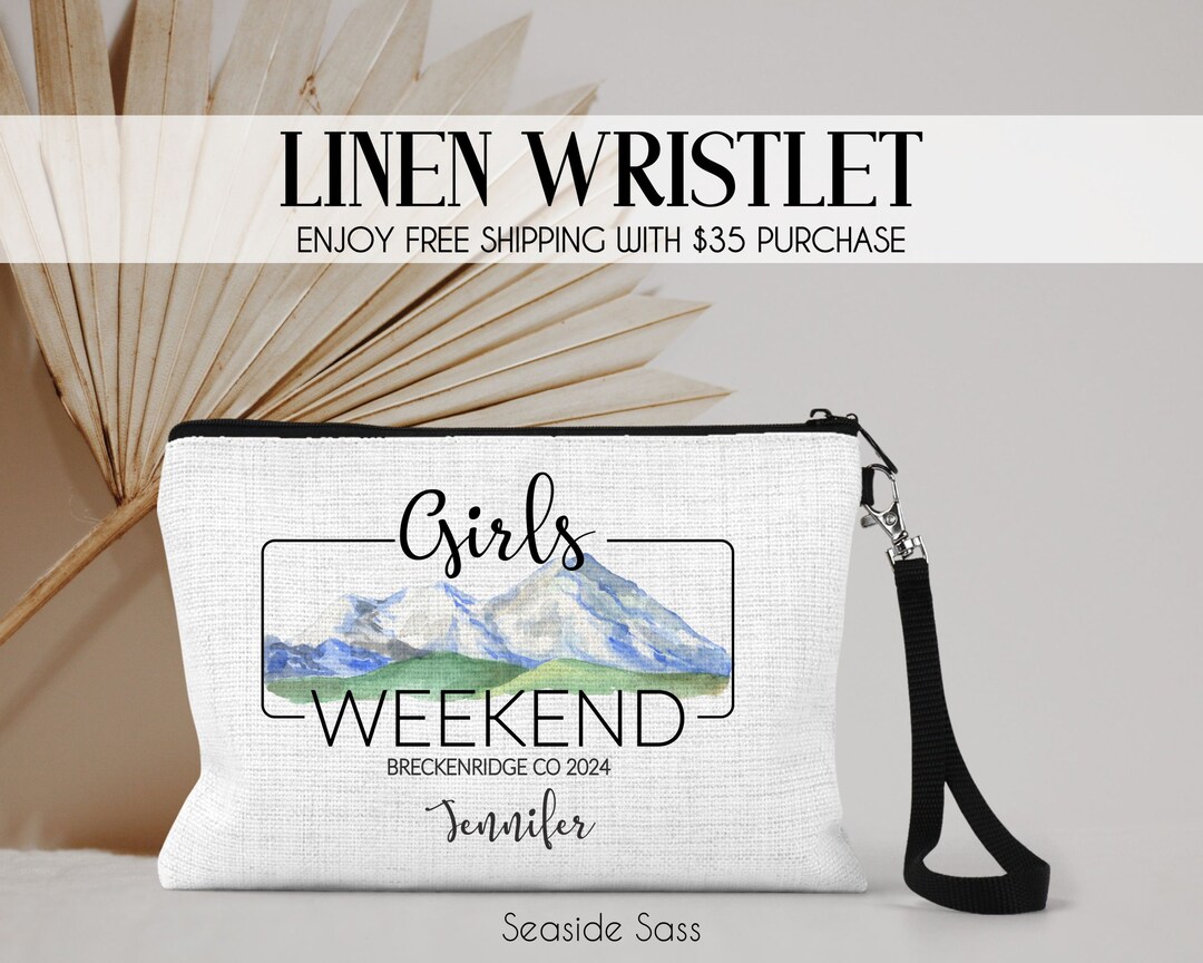 Personalized Girls Trip Bag, Girls Weekend Gifts, Personalized Mountain ...