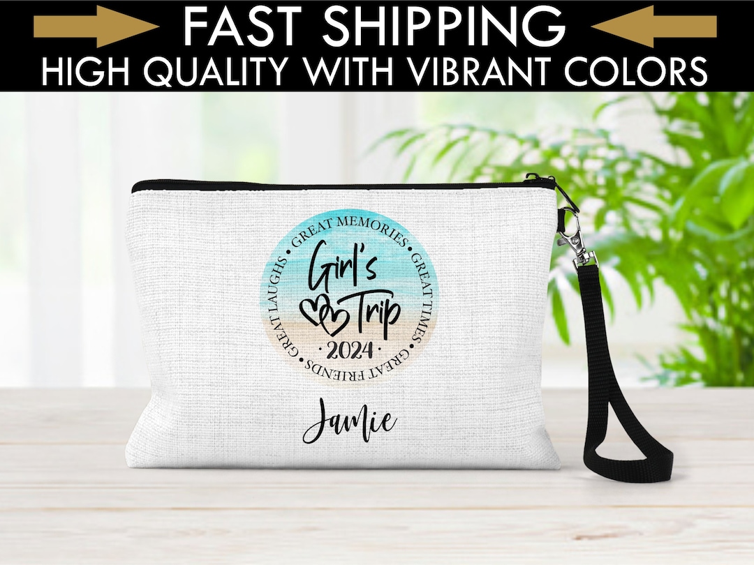 Personalized Girls Trip Bag, Girls Weekend Gifts, Personalized Beach ...