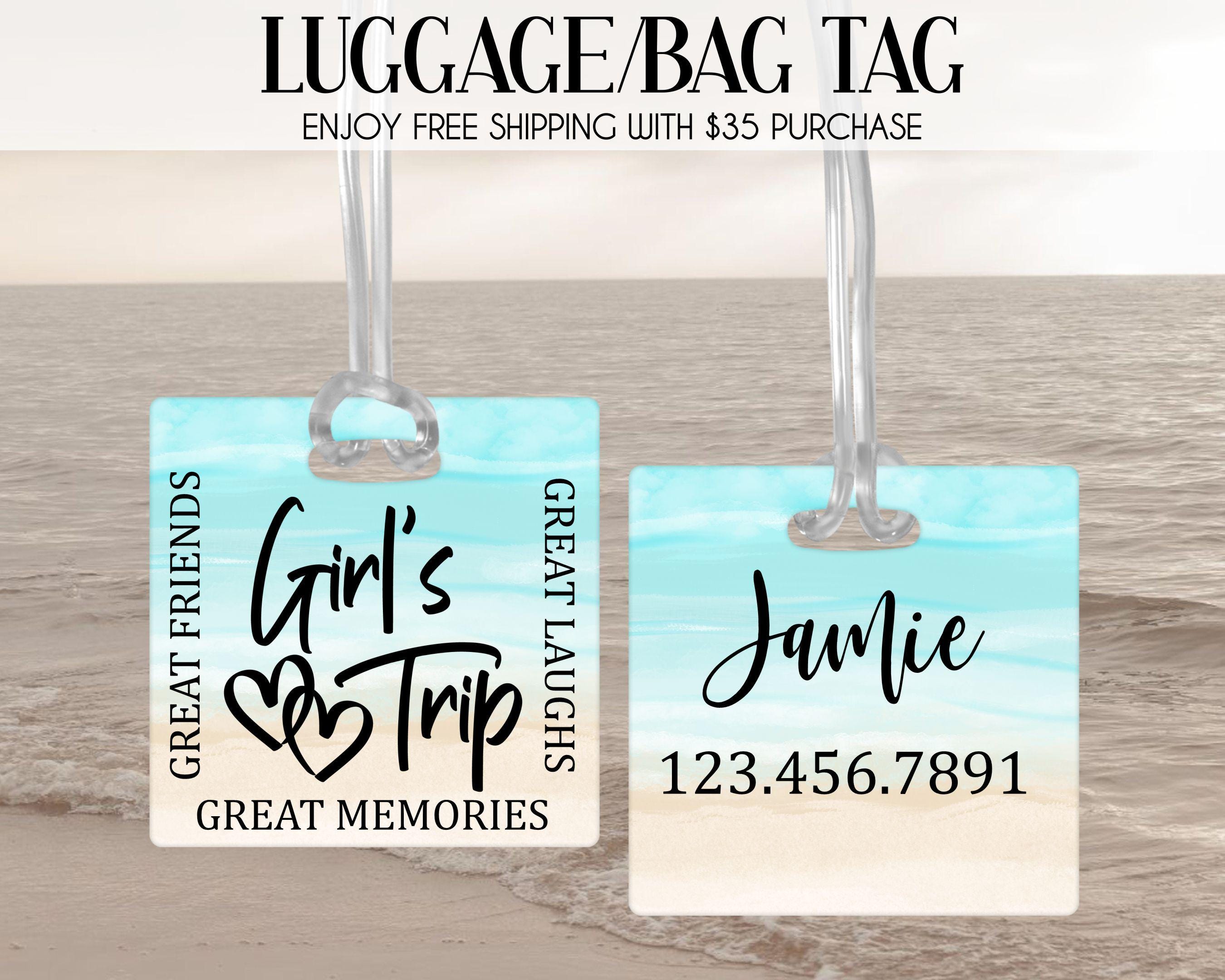Personalized Girls Trip Bag, Girls Weekend Gifts, Personalized Beach ...