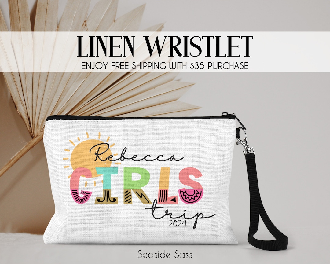 Personalized Girls Trip Bag, Girls Weekend Gifts, Personalized Beach ...