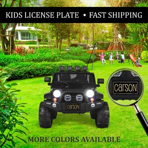 Personalized Mini License Plate – Kids License Plate - Custom License ...