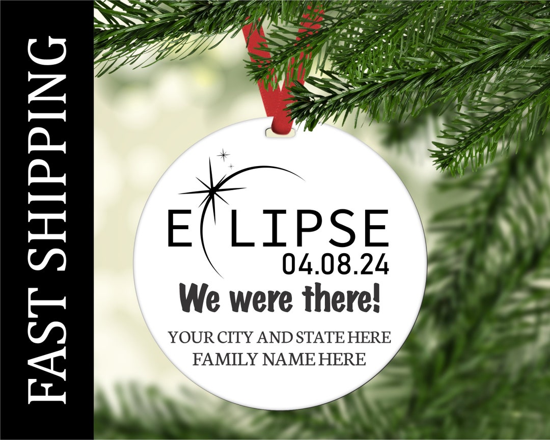 Total Solar Eclipse Ornament, Solar Eclipse Ornament, Total Solar ...