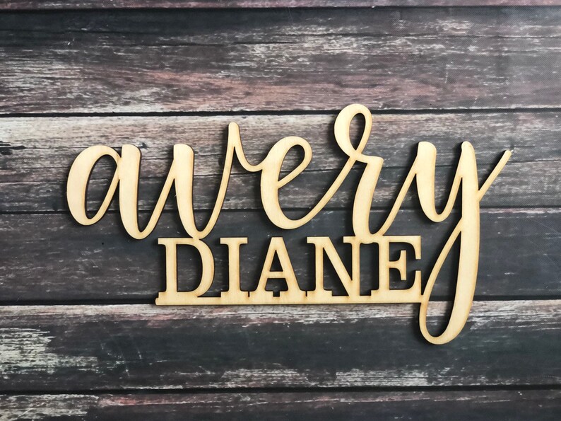 Name Cut Out Personalized Name Cut Out Name Photo Prop Baby | Etsy