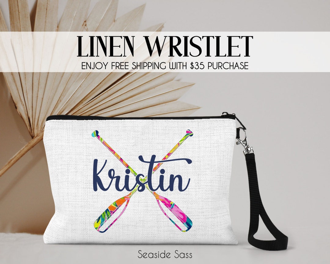 Personalized Rower Oars Makeup Bag, Rowing Gift, Personalized Bag ...