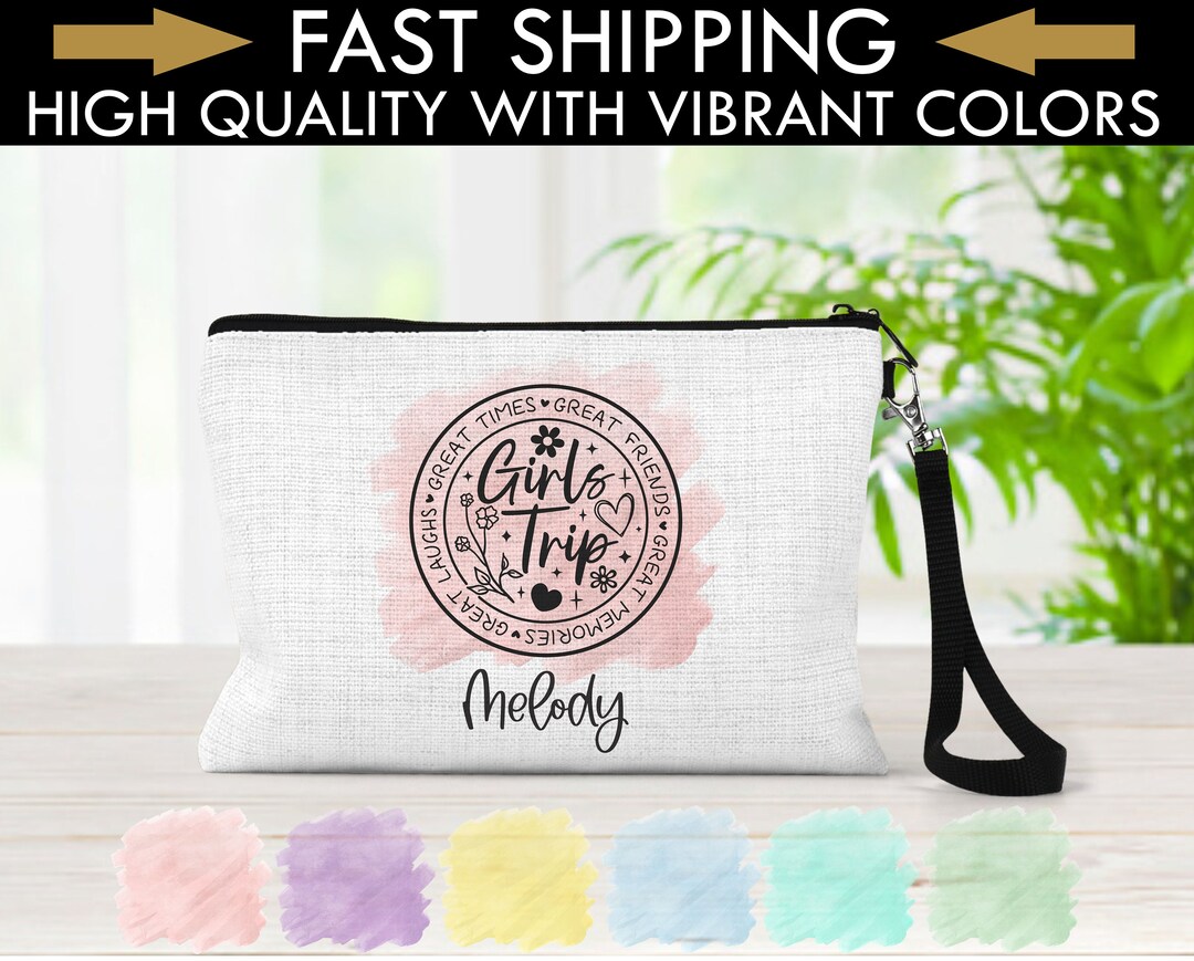 Personalized Girls Trip Bag, Girls Weekend Gifts, Personalized Girls ...
