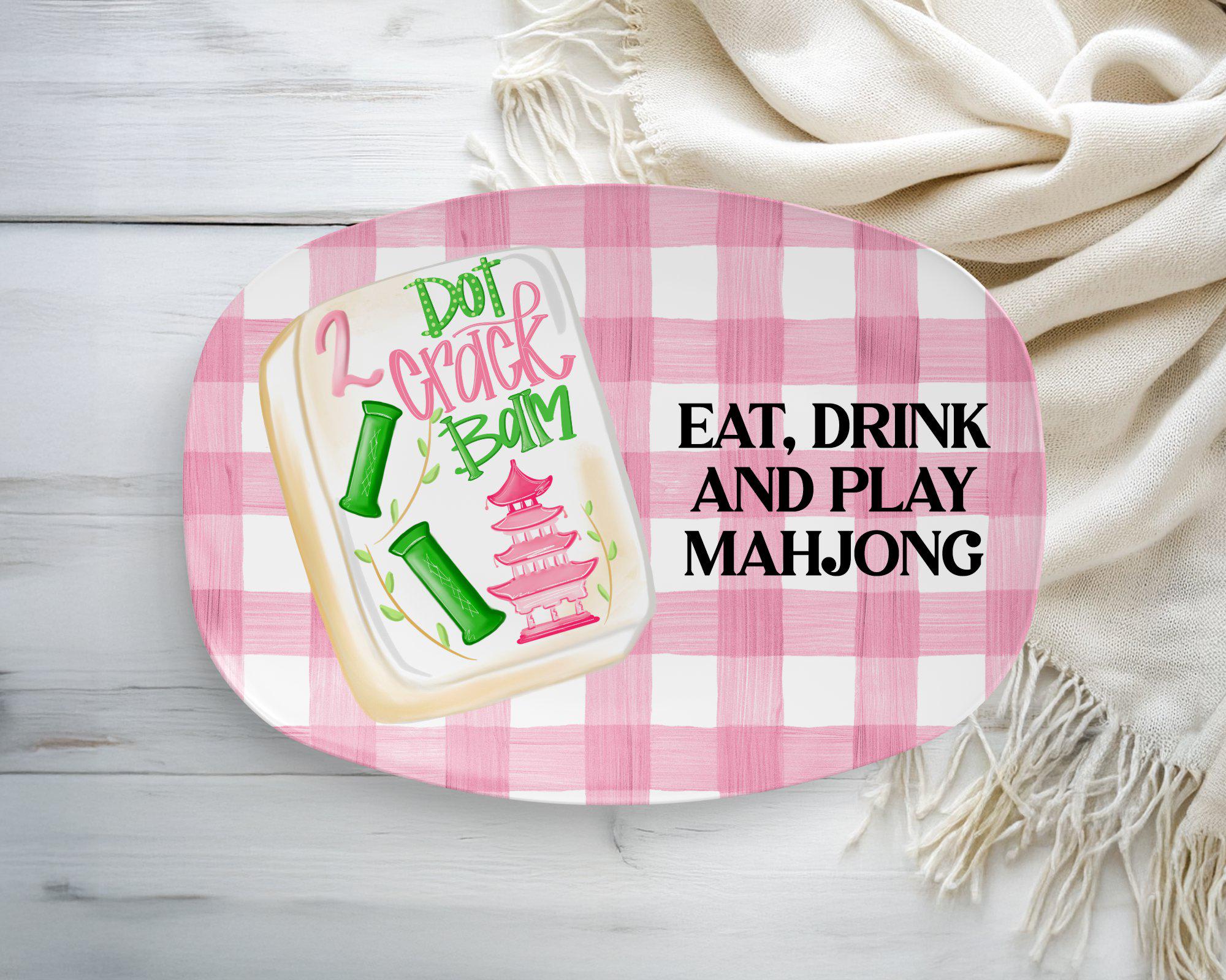 Mahjong Serving Platter, Mahjong Game Night Gift, Mahjong Gifts ...