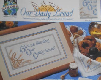 Bread Cross Stitch Pattern Pdf Format Delivered by Email - Etsy