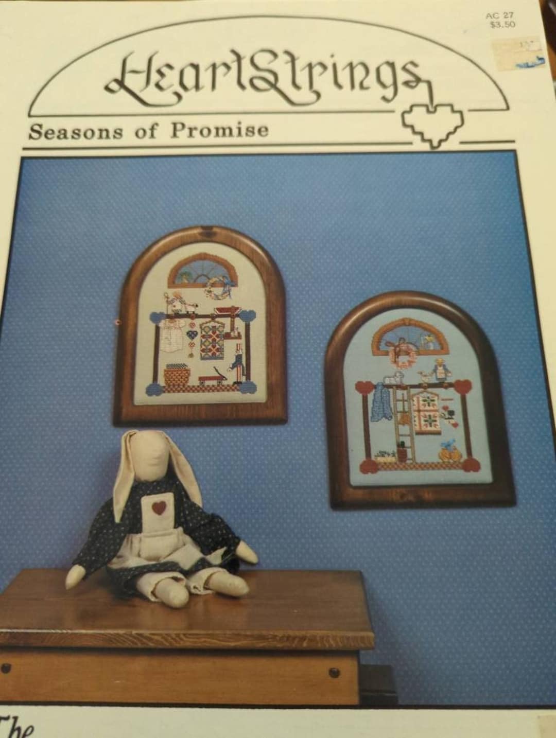 Seasons of Promise, Heart Strings, Pattern Leaflet #27, 1987 - Etsy