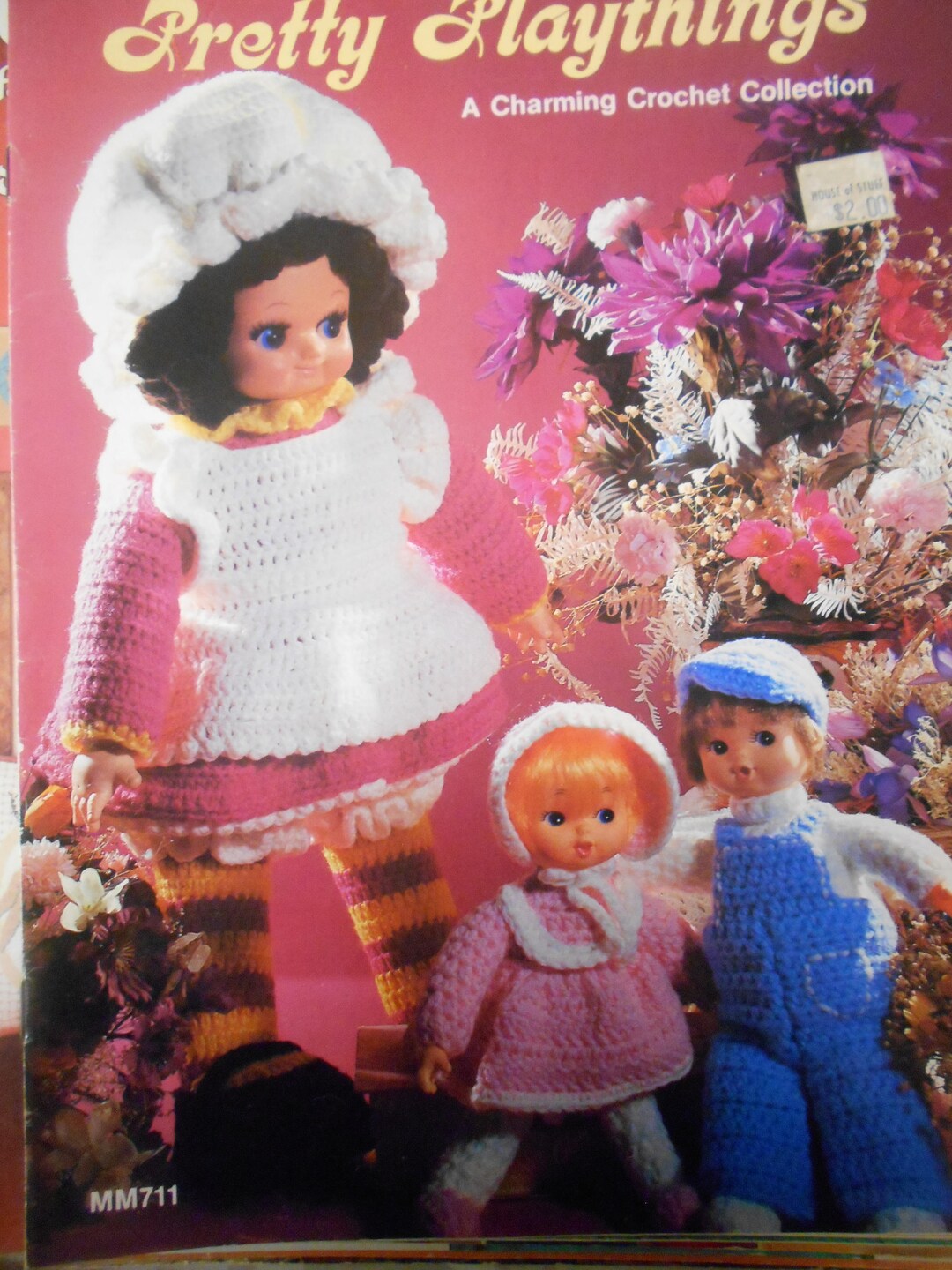 SALE Pretty Playthings, Leisure Time, Pattern Leaflet 711, 1982 - Etsy