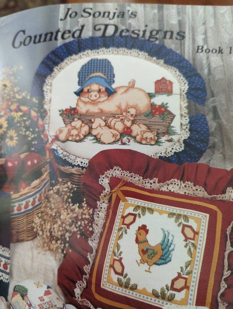 Counted Designs Bk 1, Jo Sonja, Pattern Leaflet, 1982 - Etsy