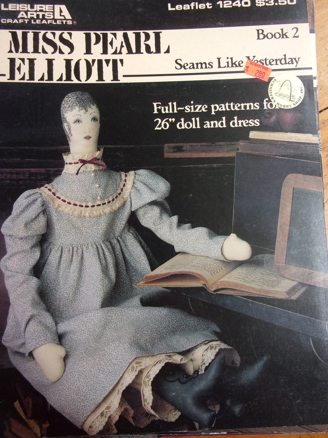 Miss Pearl Elliott, Leisure Arts, Pattern Leaflet #1240, 1989 - Etsy