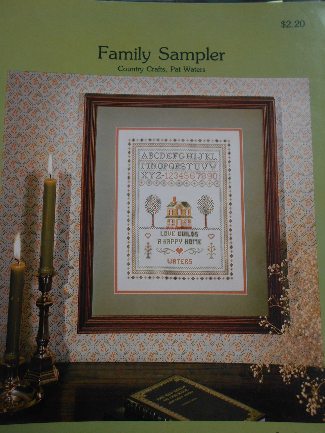 SALE!!** Family Sampler, Country Crafts, Pattern Leaflet #37, 1978 - Etsy