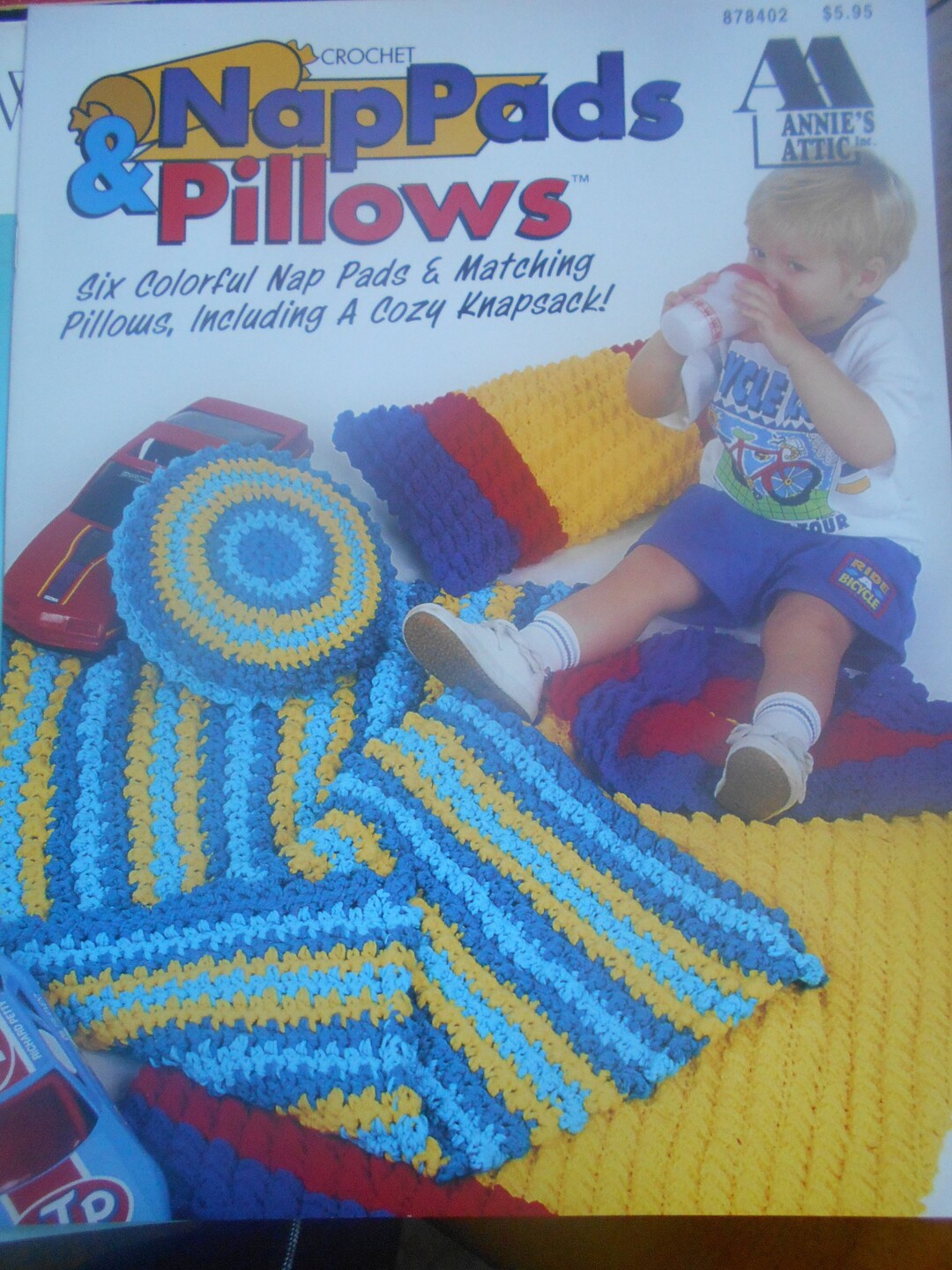 Nap Pads & Pillows, Annie's Attic, Pattern Leaflet #878402, 1995 - Etsy