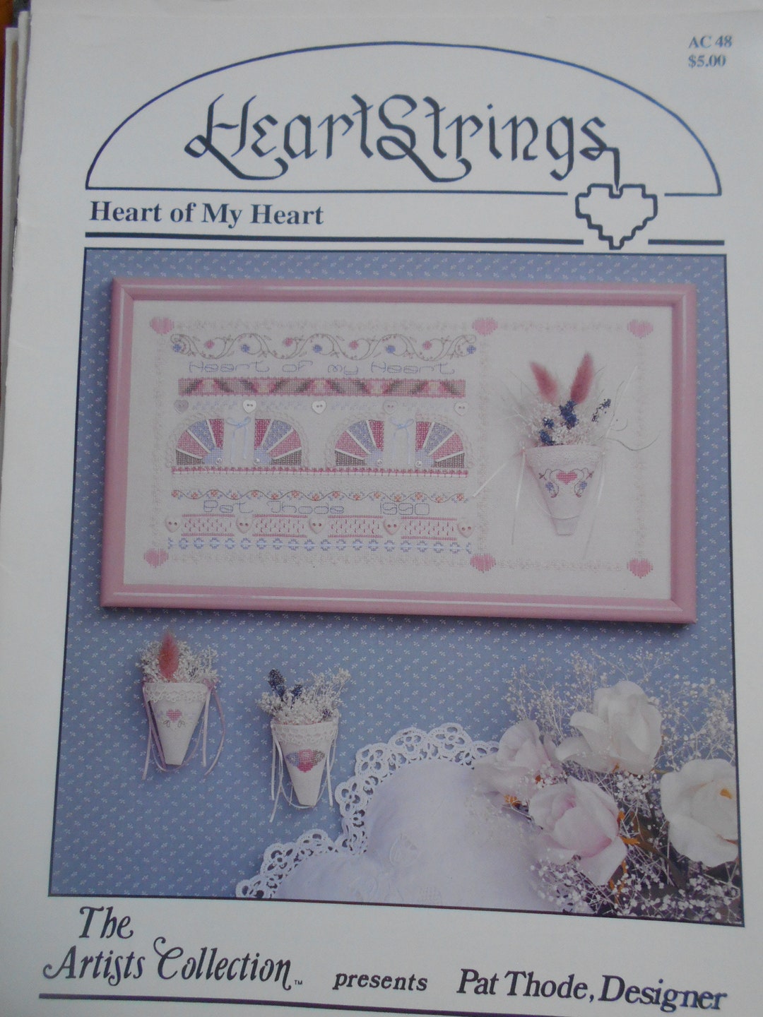 Heart of My Heart, Heartstrings, Pattern Leaflet #48, 1990 - Etsy