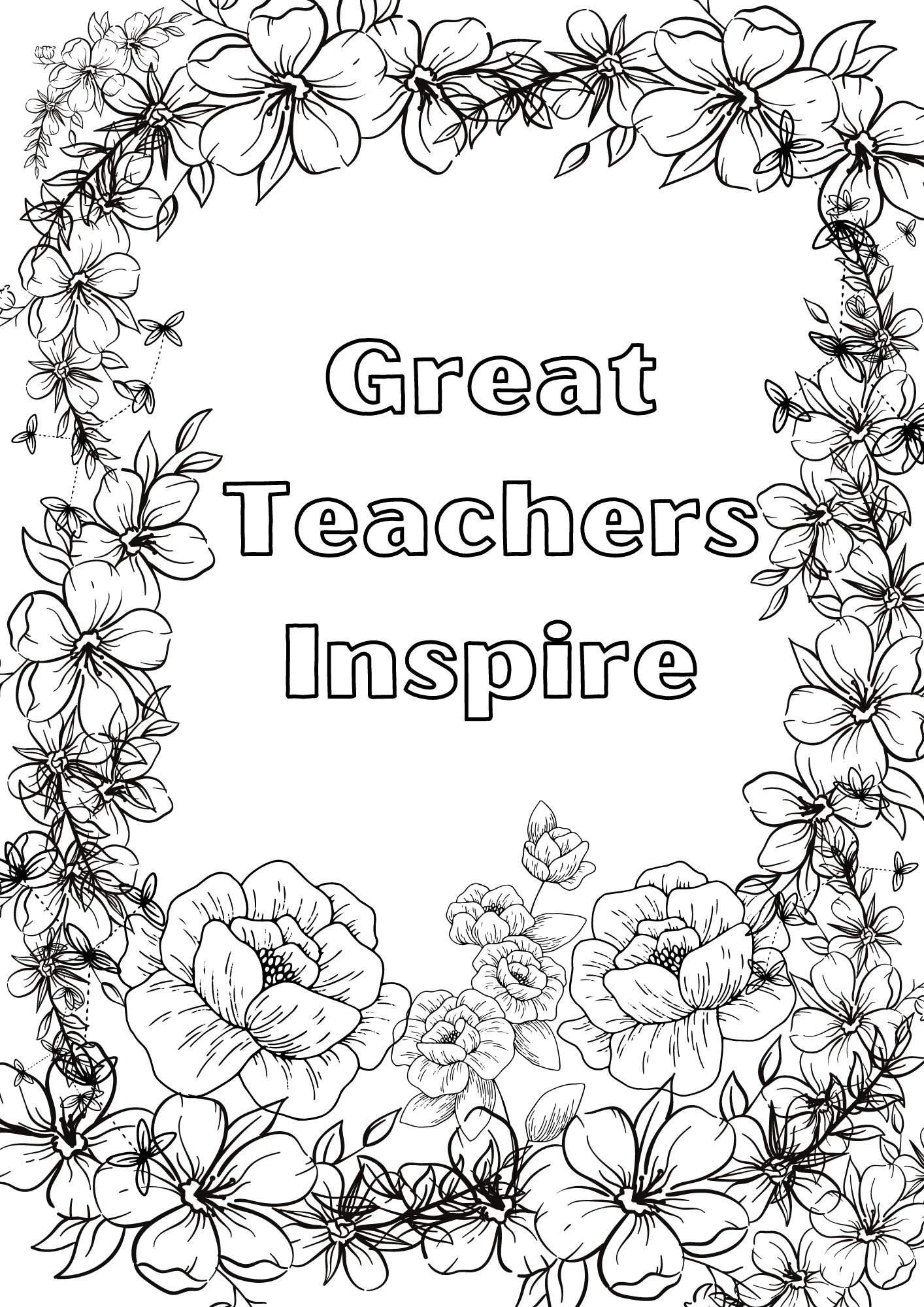 Adult Coloring Book for Teachers - Etsy