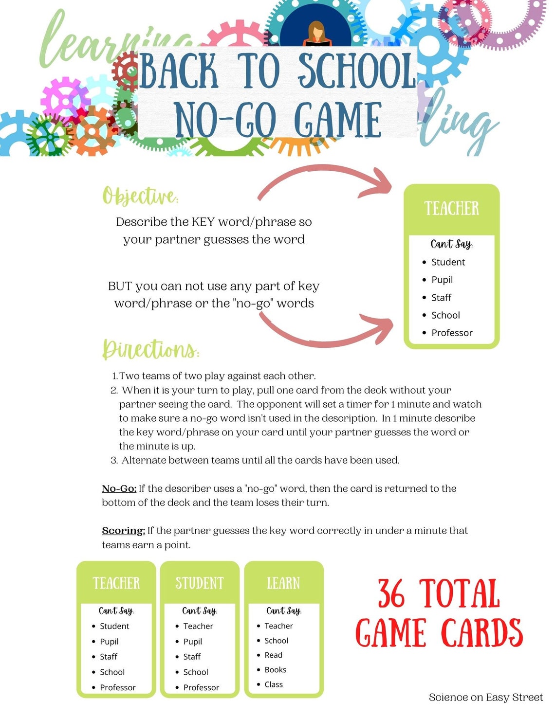 Professional Development Team Building Games for Teachers & Staff - Etsy