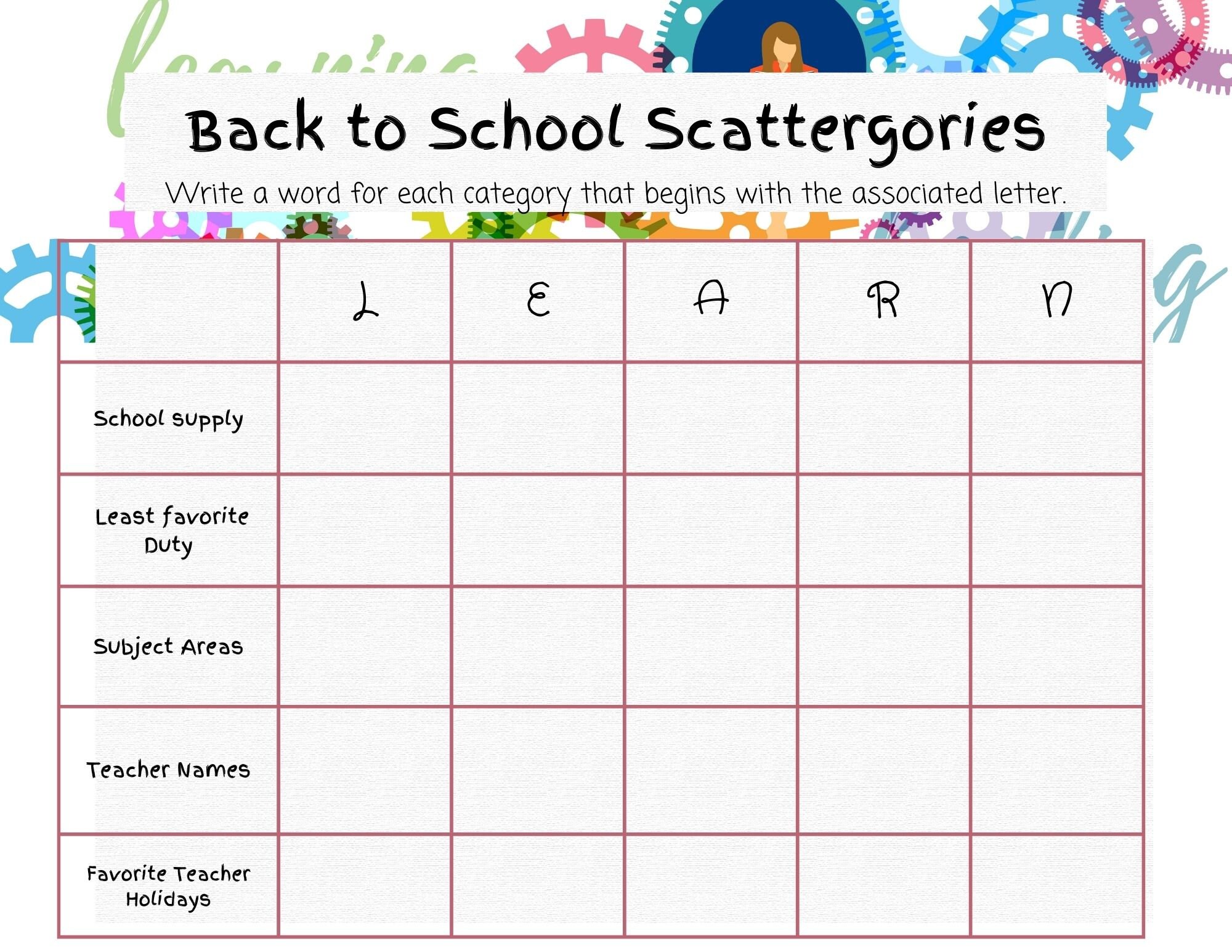 Professional Development Team Building Games for Teachers & Staff - Etsy