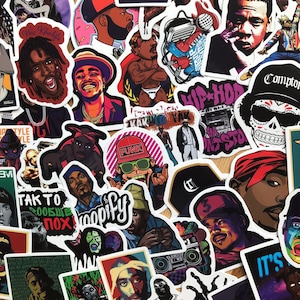 Rap Hip Hop Sticker Sets Sets of 5 - Etsy