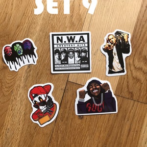 Rap Hip Hop Sticker Sets Sets of 5 - Etsy