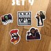 Rap Hip Hop Sticker Sets Sets of 5 - Etsy