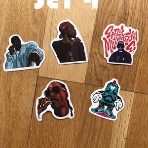 Rap Hip Hop Sticker Sets Sets of 5 - Etsy