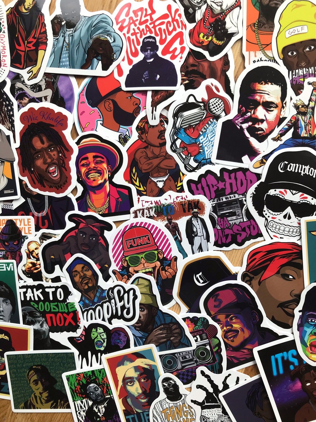 Rap Hip Hop Sticker Sets Sets of 5 - Etsy