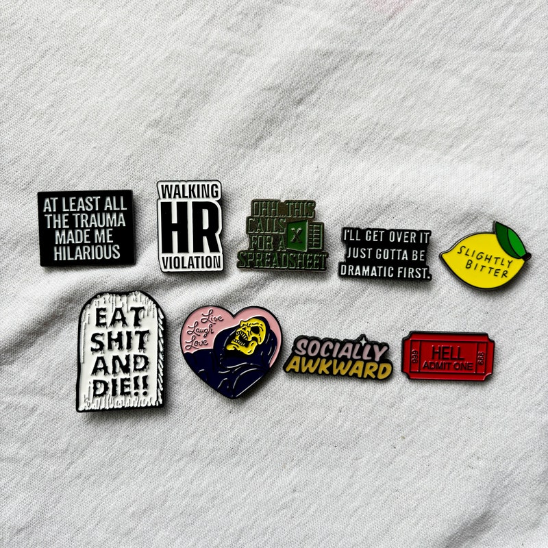 Funny Pin - Etsy