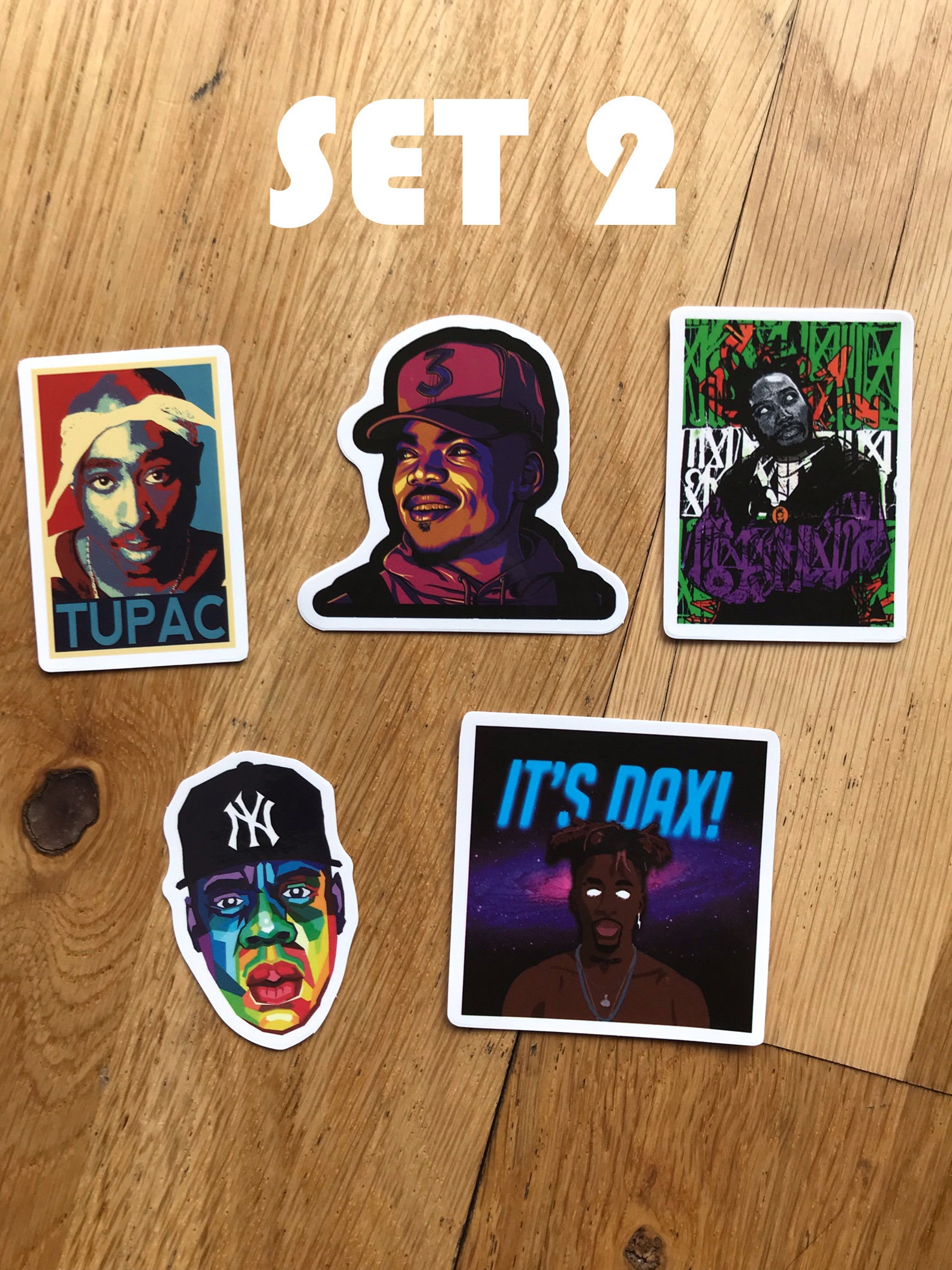 Rap Hip Hop Sticker Sets Sets of 5 - Etsy