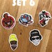 Rap Hip Hop Sticker Sets Sets of 5 - Etsy