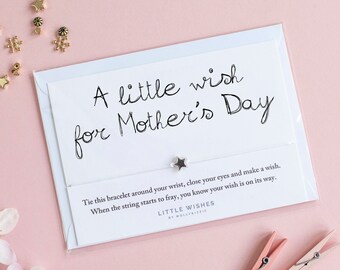 First Mothers Day Gift Mothers Day Wish Bracelet | Etsy