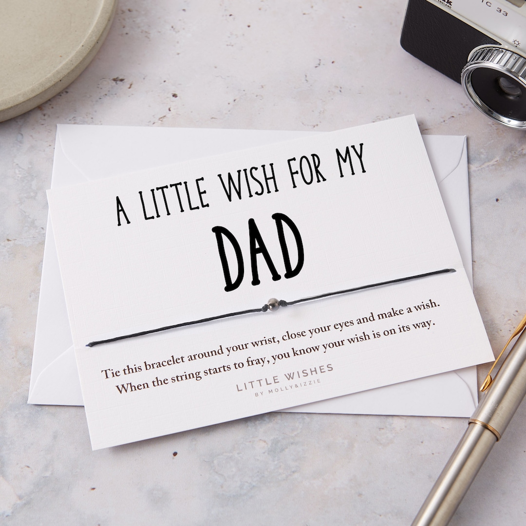 Wish Bracelet, Gift for Dad, Fathers Day Gift - Etsy