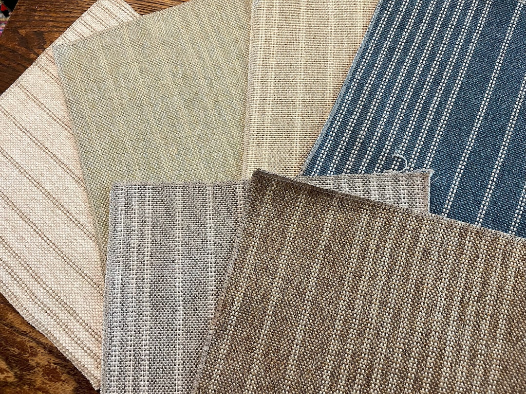 Retired Fabric Sample Scrap Fabrics Upcycled 12"x 12" in 6 Colorways ...