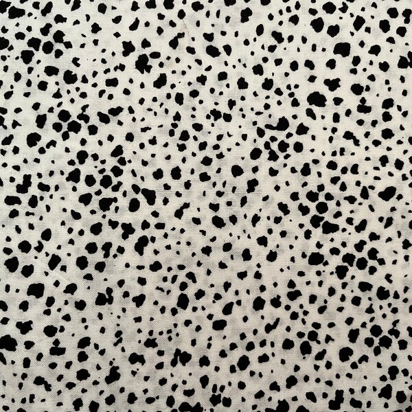 White Spotted Fabric - Etsy