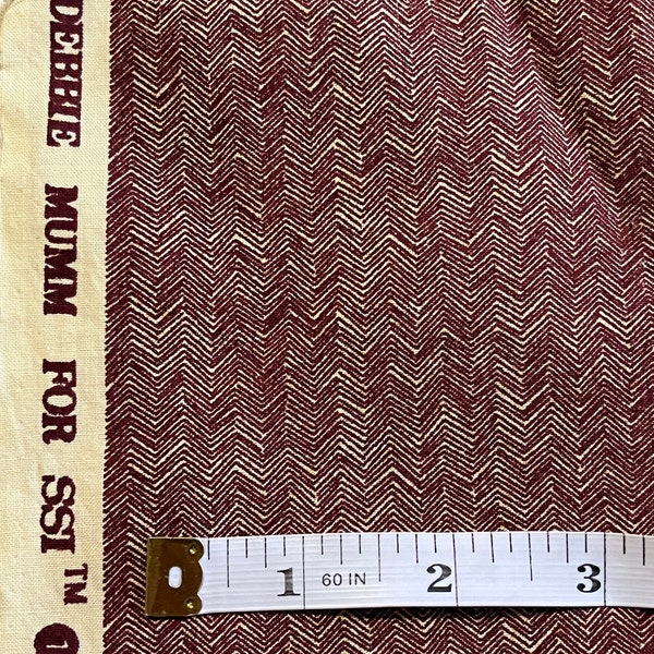 Red Chevron Fabric - Etsy