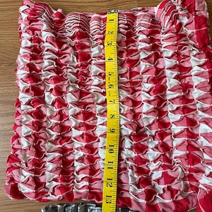 Choice of Color Gathered Puckered Pinched Vintage Gingham Fabric Bag TO ...