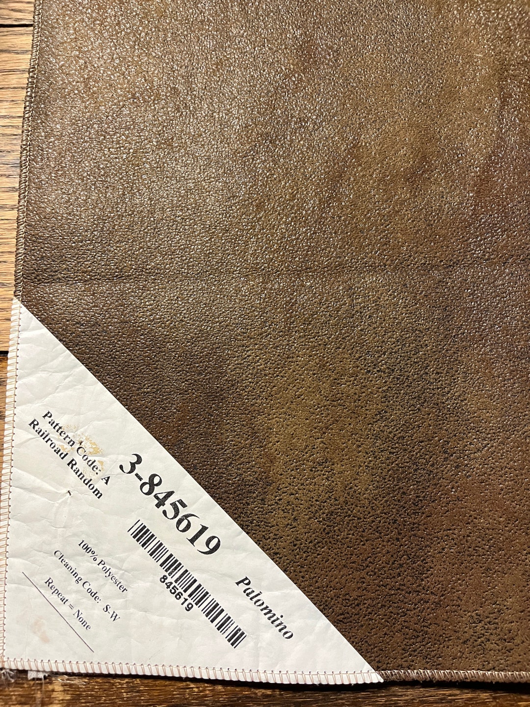 Brown Microfiber Soft Upholstery Fabric Swatch Sample Palominotwillo ...