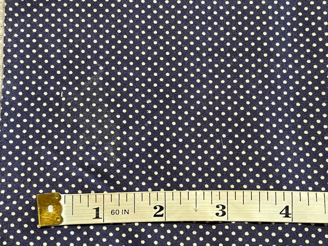 Rural Estate Quilter's Stash Classy Cluttered Condo 1980's White Polka ...