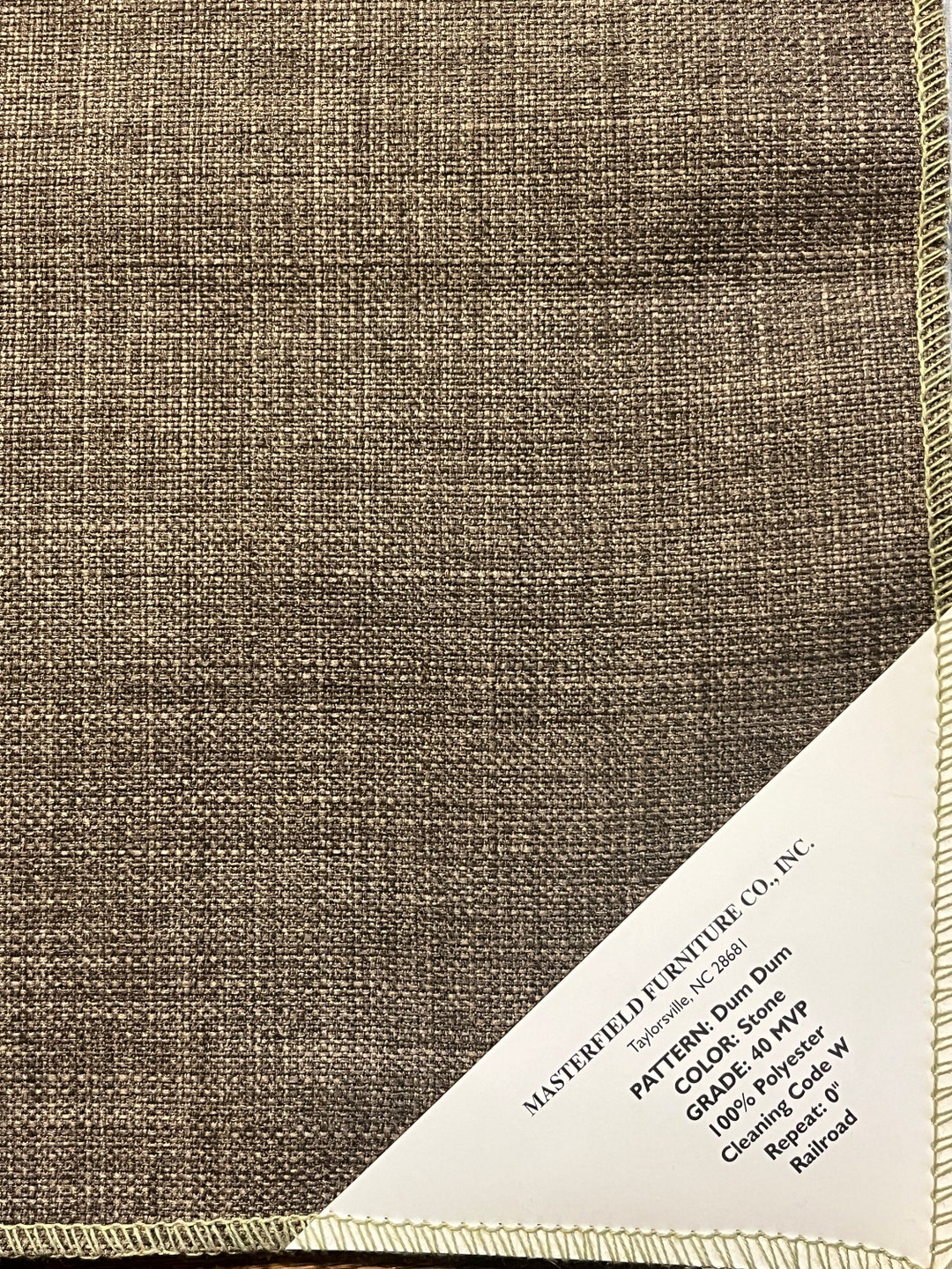 Light Brown Masterfield Dum Dum Smooth Tweed Upholstery Fabric Swatch ...