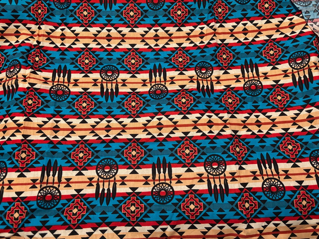 David's Textiles Southwest Native American Cotton Quilting Fabric 35"x ...